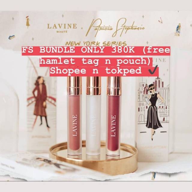 Jual Lavine Beaute x Patricia Stephanie New York series bundle (FREE ...