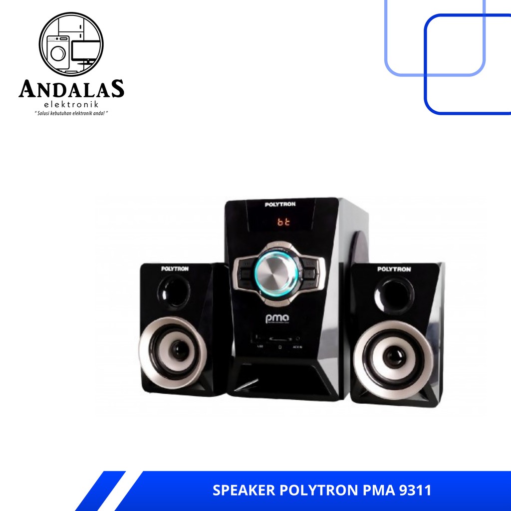 Jual SPEAKER POLYTRON PMA 9321 PMA9321 / 9311 BLUETOOTH USB RADIO FM | Shopee Indonesia