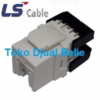 Jual "LS" Modular Jack Cat 6 White ERI Type | Shopee Indonesia