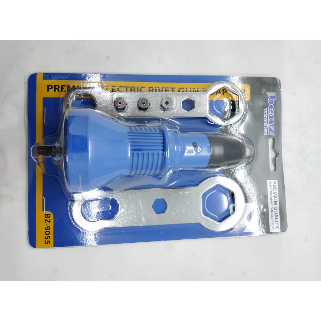 Jual Adaptor Tang Rivet Mesin Bor - Ripet Gun Elektrik Adapter BZ-9055 ...