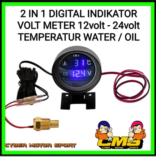 Jual water temperature mobil universal. gauge water temp . indikator ...