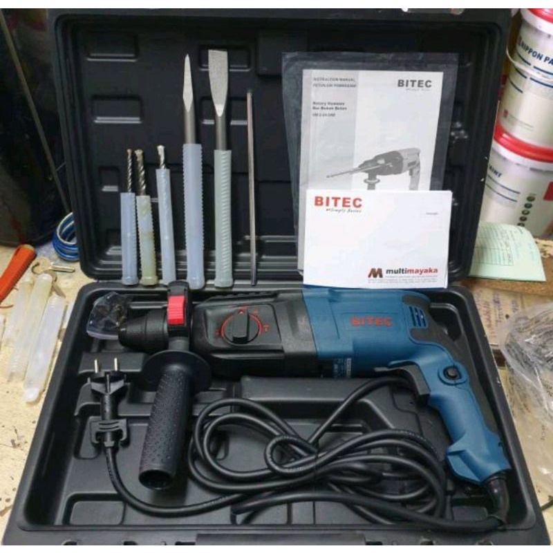 Jual Rotary Hammer Bor Beton Bitec HM 2 24 DRE HB | Shopee Indonesia