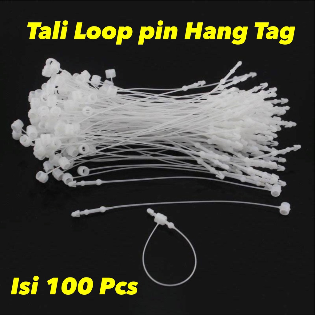 Jual Tali Loop Pin/ Tali Plastik Hang Tag | Shopee Indonesia