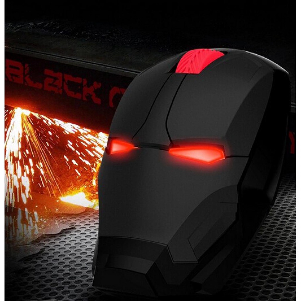 Jual LPKSTORE Mouse Wireless Optical Iron Man 2.4Ghz - GFSK-M8 | Shopee ...