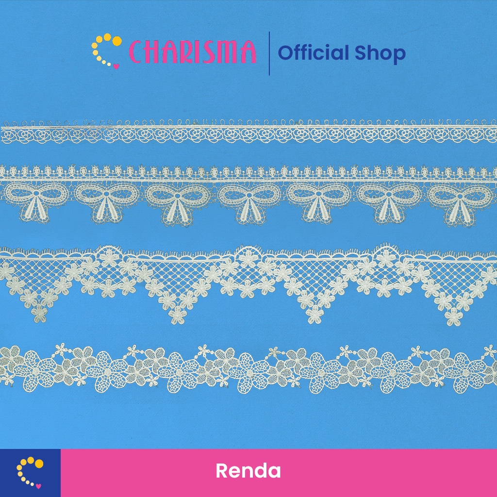 Jual Charisma Renda pinggir - Bahan renda brukat (Lace) - Victoria Lace ...