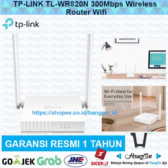 Jual TP-LINK TL-WR820N 300Mbps Wireless N Speed Router Tplink | Shopee ...