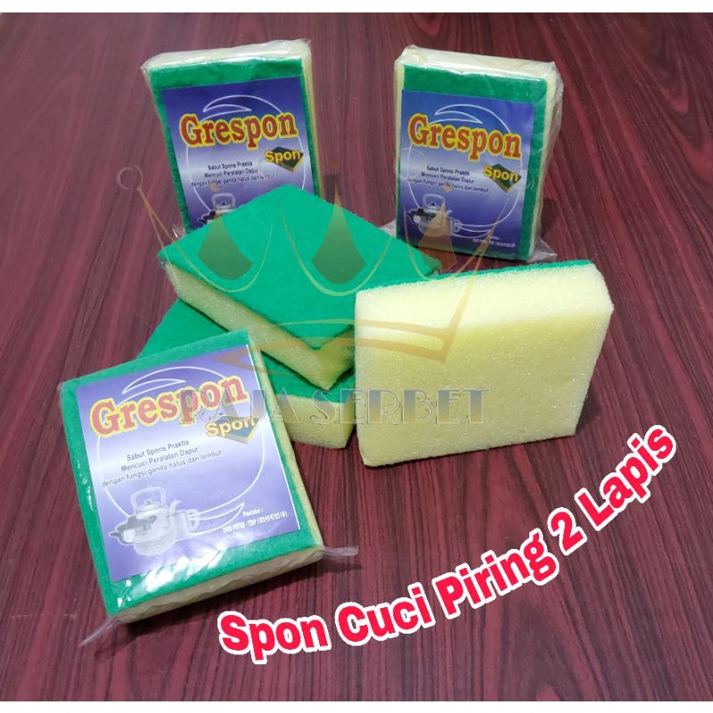 Jual Spon busa cuci piring / Spons cuci piring / busa cuci piring ...