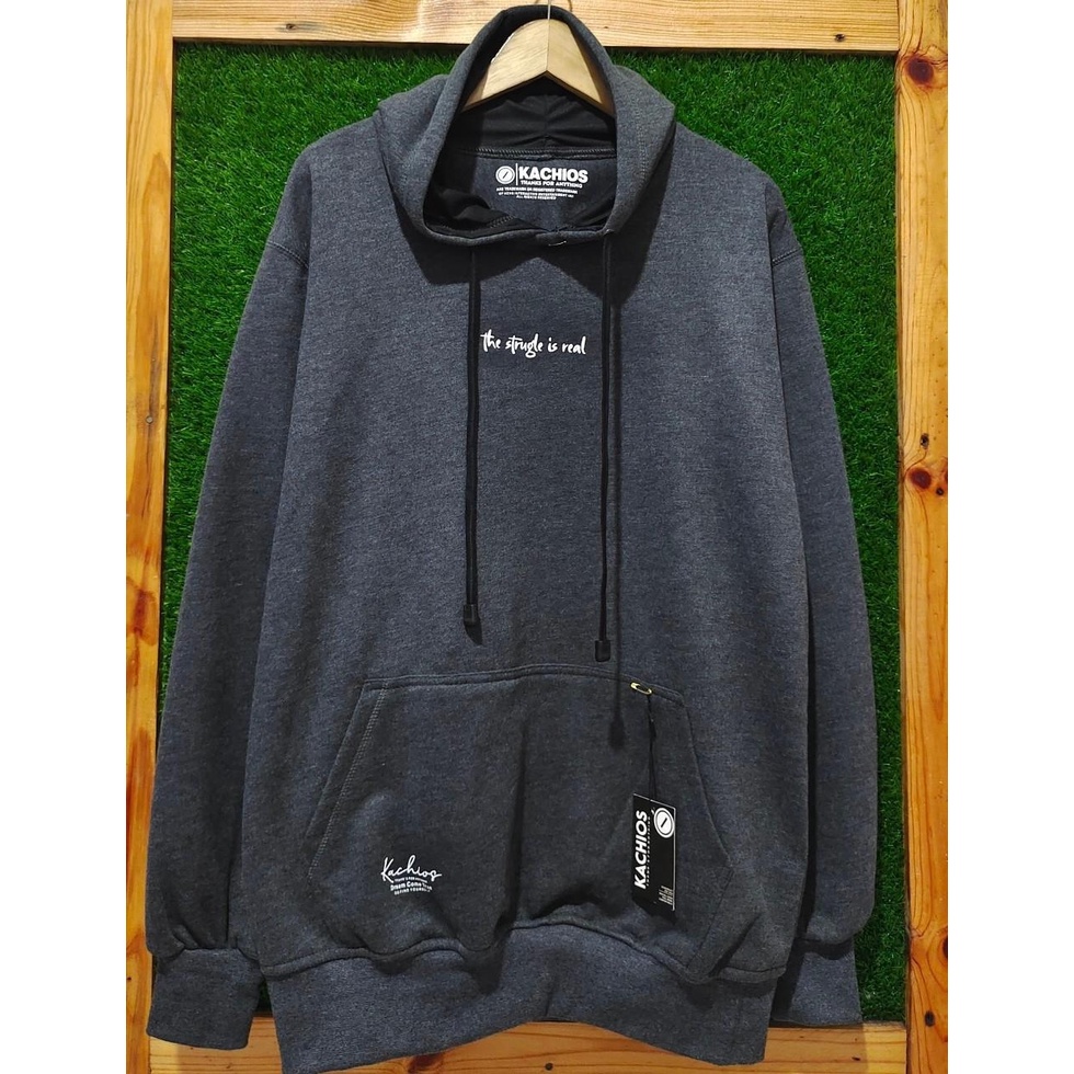 Jual Jaket Kupluk Sablonan Dada Simple Sweater Hoodies Kekinian 100% ...