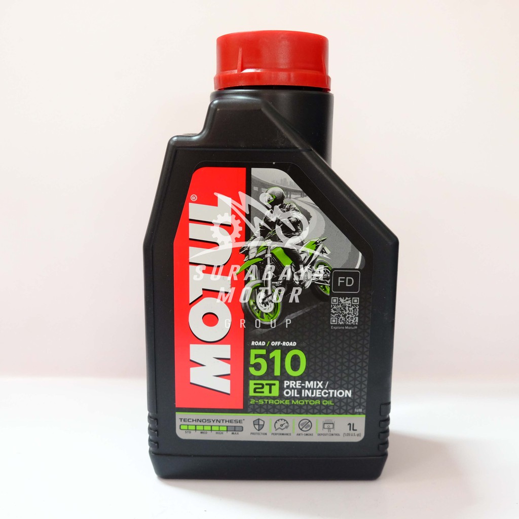 Jual Oli MOTUL 2T 510 Pre MIX Oil Injection FD 1000ML Kemasan BARU 1L ...