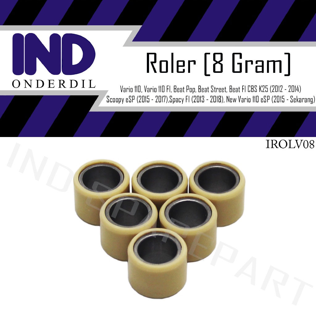 Jual Roller-Roler-Loler-Loller Pemberat Set 8 Gram-G Scoopy-FI-eSP-Old ...