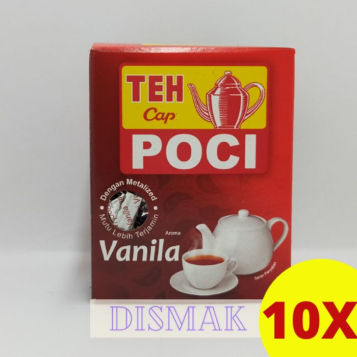 Jual teh-daun- teh poci vanila 10 x 50 gram -daun-teh. | Shopee Indonesia