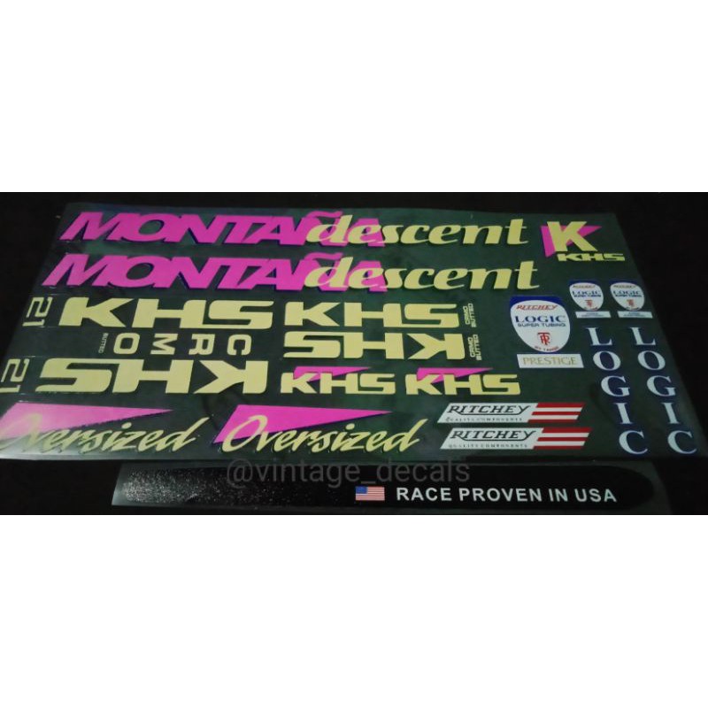 Jual sticker sepeda KHS MONTANA DESCENT | Shopee Indonesia