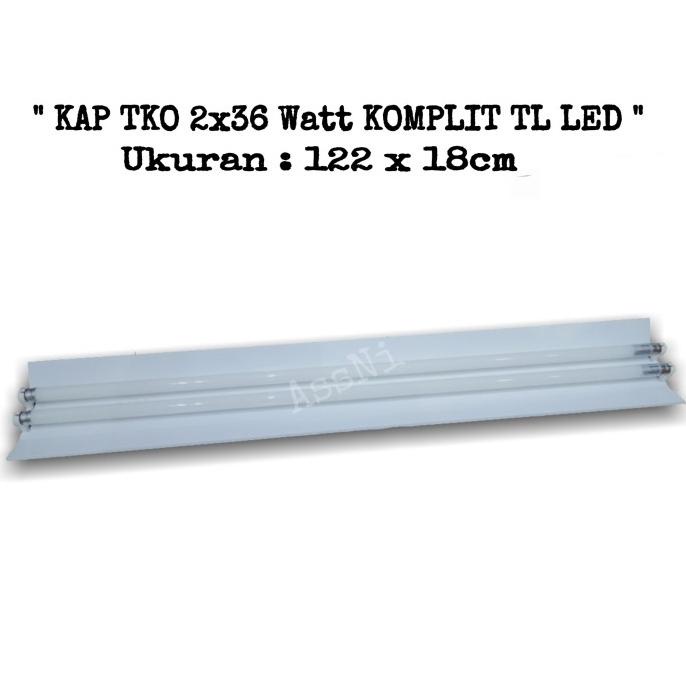 Jual Kap Lampu Tld Tko 2X36W Komplit Tl Led | Shopee Indonesia