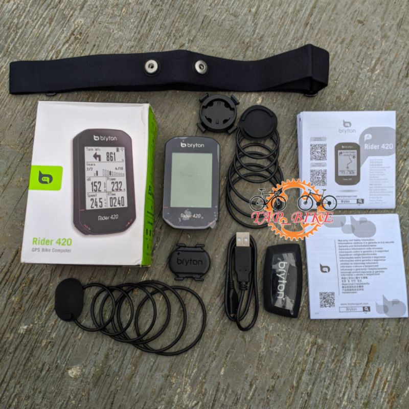 Jual Bryton Rider 420 T Bundle Cadence HRM Heart Rate Sensor ...