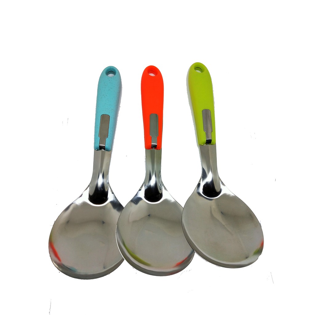 Jual Centong Sendok Nasi Stainless Steel / Entong Nasi | Shopee Indonesia