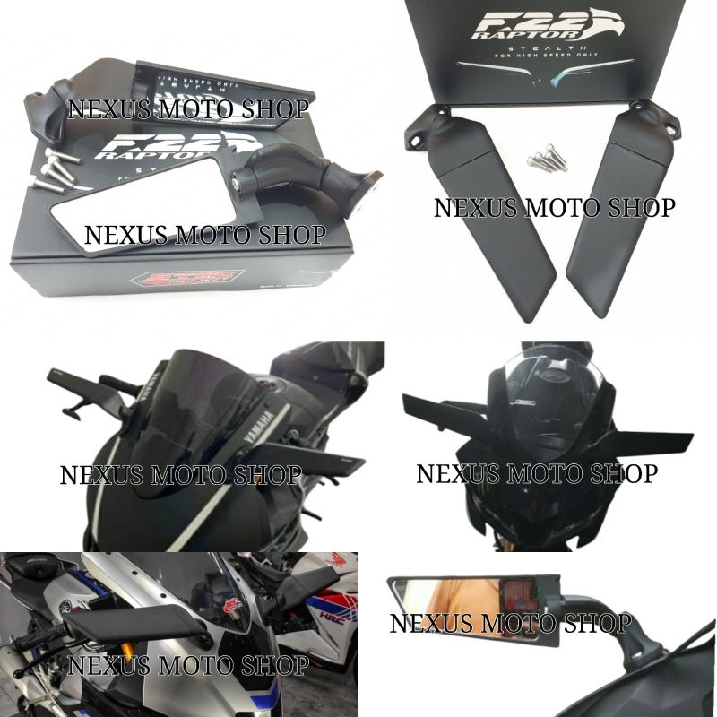 Jual spion winglet r15 new spion stealth r25 spion winglet sayap r15 ...