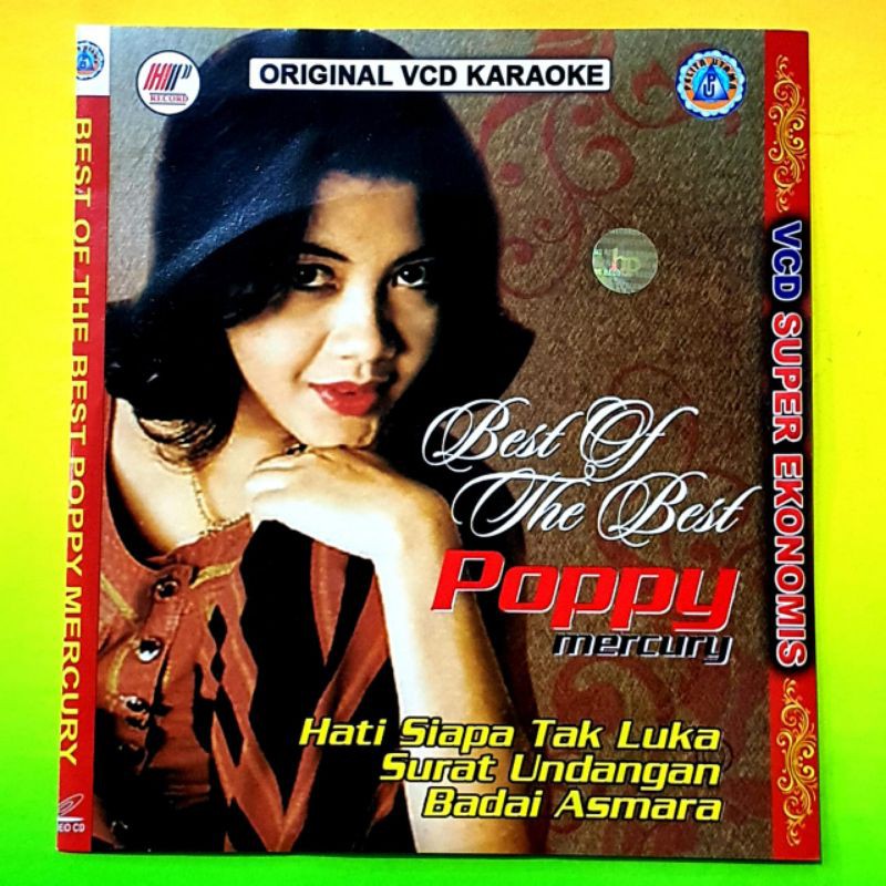 Jual KASET VIDEO MUSIK LAGU KARAOKE POPPY MERCURY VOCAL ON OF AKTIF-LAGU POP INDONESIA LAWAS ...