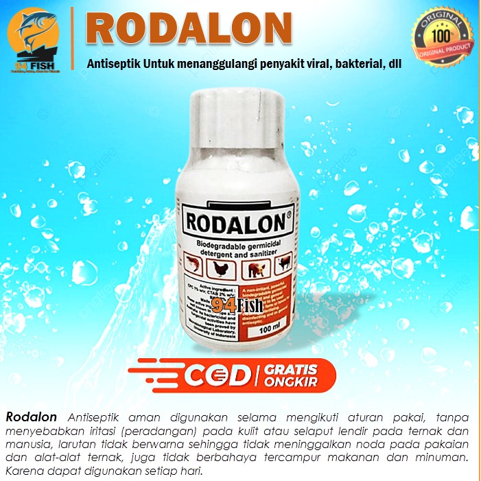 Jual RODALON Antiseptip yang Aman Untuk Ternak dan Kandang 100ml ...