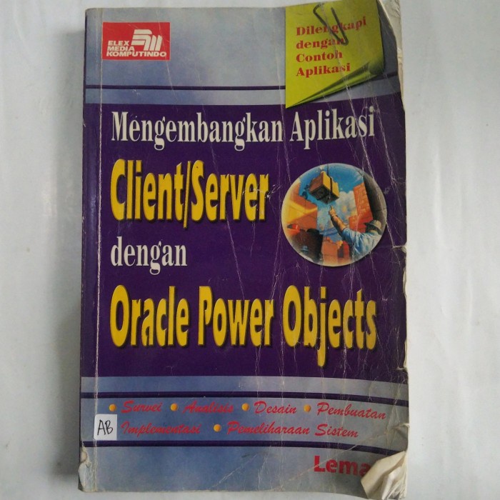 Jual BUKU MENGEMBANGKAN APLIKASI CLIENT/SERVER DENGAN ORACLE POWER ...