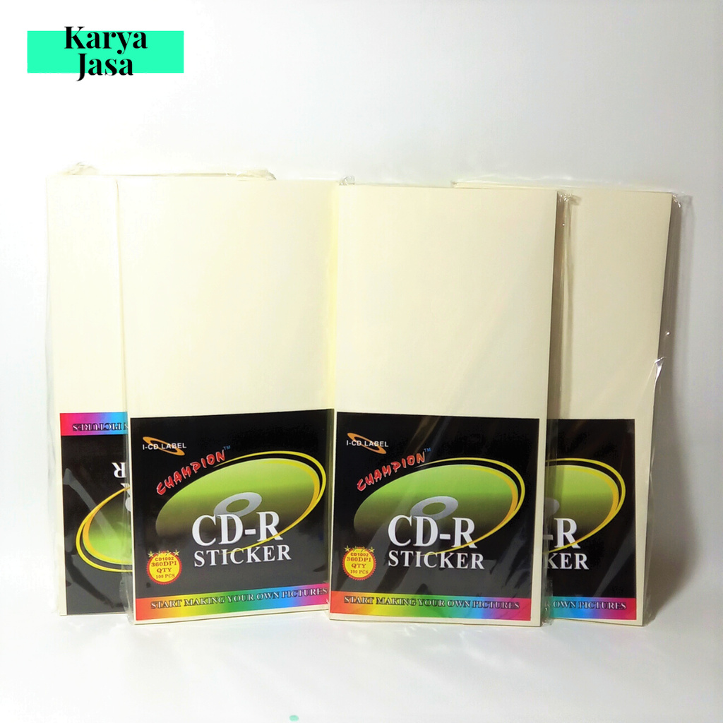 Jual Champion Stiker Label CD 360 DPI 100 lembar | Grosir ATK | Shopee ...