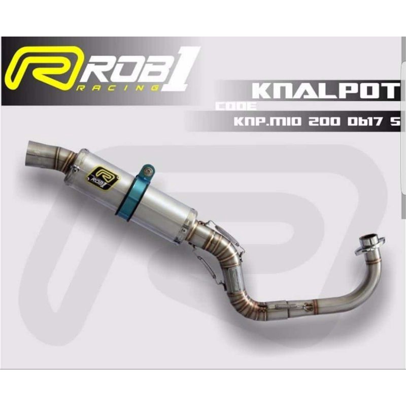 Jual Knalpot rob1 Mio 200cc knalpot racing Mio Nouvo 200cc rob 1 racing ...