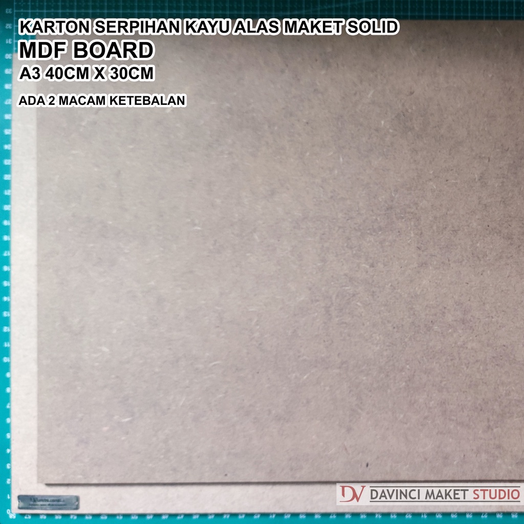 Jual (MDF 3MM) Karton Kayu Partikel Bahan Alas Maket A3 - MDF HMR Board ...