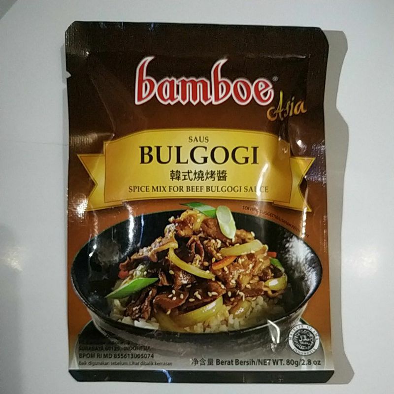 Jual Bamboe Asia Saus Bulgogi / Bulgogi Sauce / Korean Food Bulgogi 80 ...