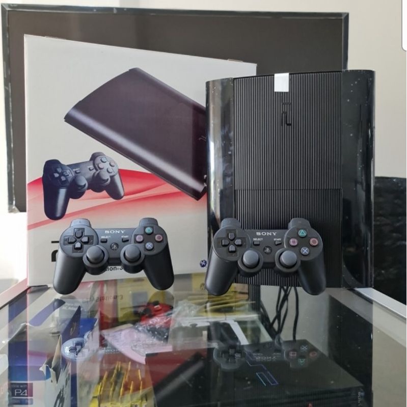 Jual PS3 SUPER SLIM 500GB CFW ASLI SONY FREE 2 STIK FULL GAME | Shopee Indonesia