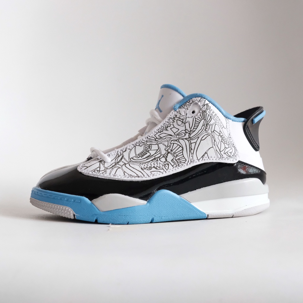 Jual NIKE AIR JORDAN DUB ZERO KIDS - WHITE LEGEND BLUE | Shopee Indonesia