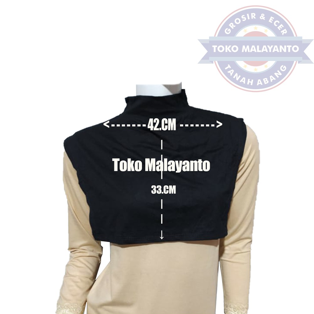 Jual Manset Leher Hijab Jumbo Turtle Neck Wanita Jumbo Polos Kerah ...