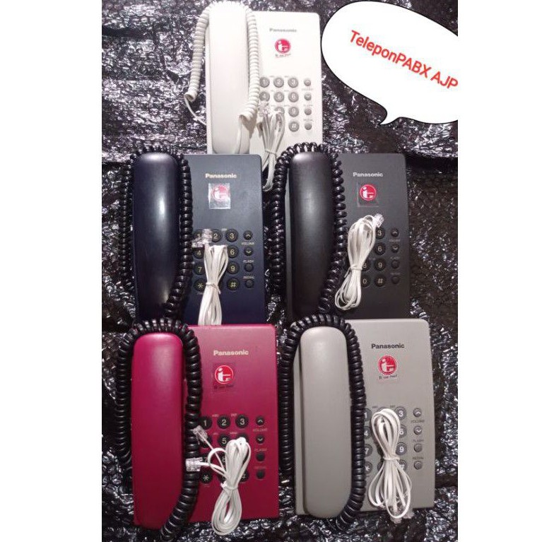 Jual Pesawat Telepon Panasonic SECOND SPESIAL KX--TS505 / KX-TS500 Telepon Rumah Buat indihome ...