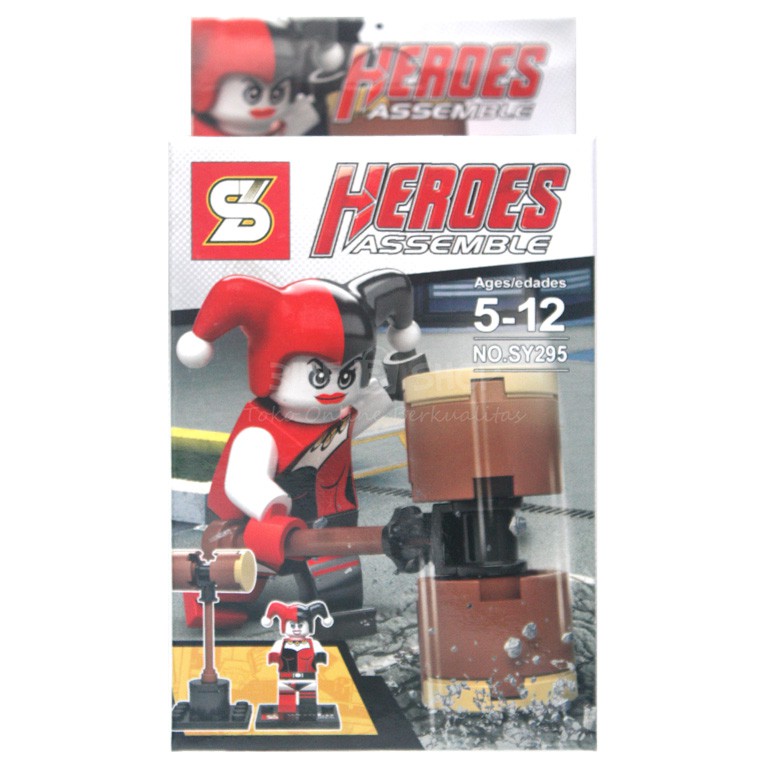 Jual LEGO SY Harley Quinn Minifigure Super Heroes SY295 Batman | Shopee ...
