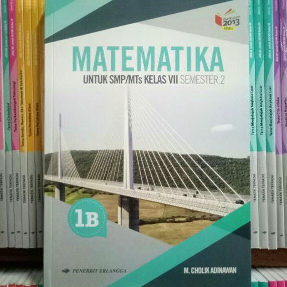 Jual BUKU MATEMATIKA SMP/MTS KELAS 7 SEMESTER 2 REVISI K13N ERLANGGA ...