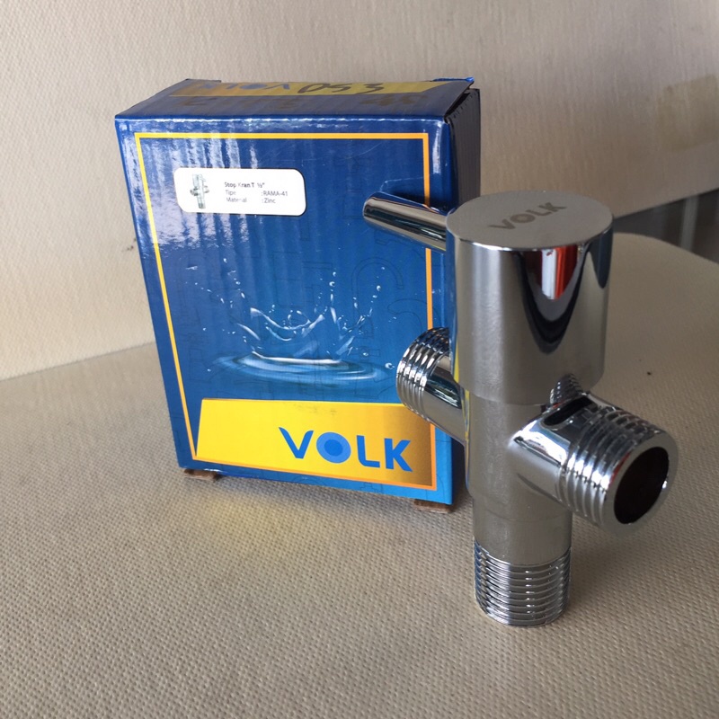 Jual TEE KRAN KLOSET / STOP KRAN T CLOSET VOLK 1/2” RAMA-41 / RAMA41 ...