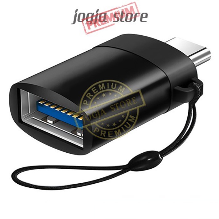 Jual Konektor USB A Female to USB Type C OTG Adapter Konverter USB to ...