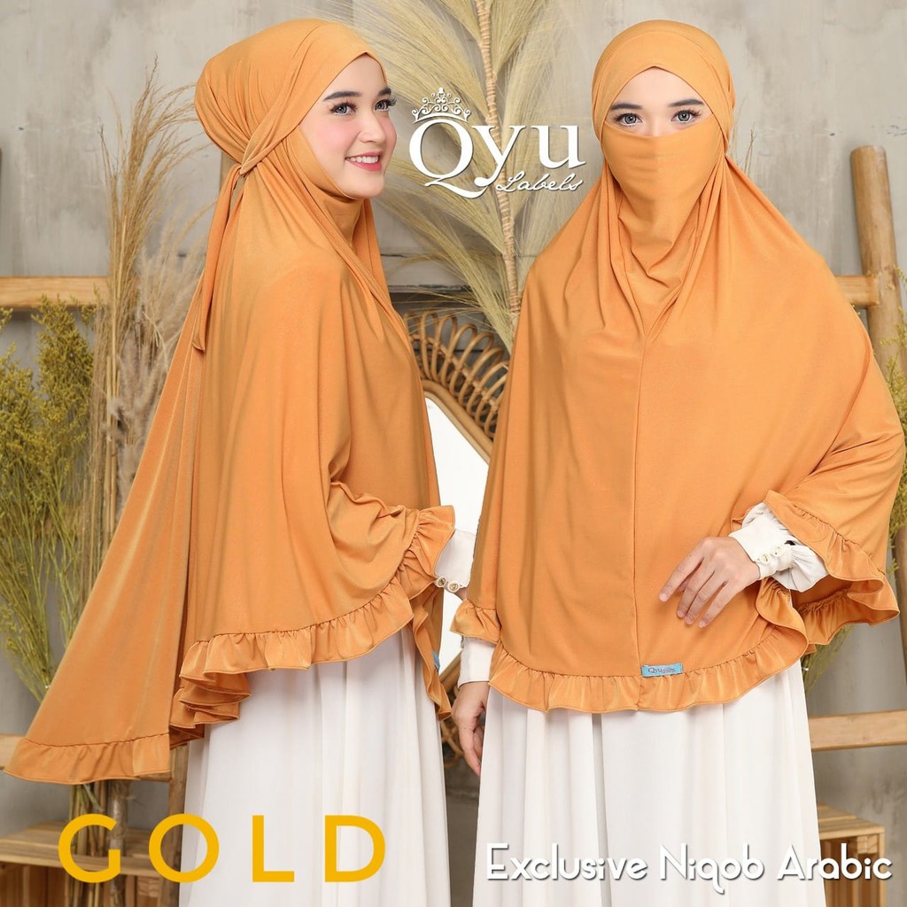 Jual Jilbab Khimar Exclusive Niqob Arabic Ori Qyu Sayra By QOID ...