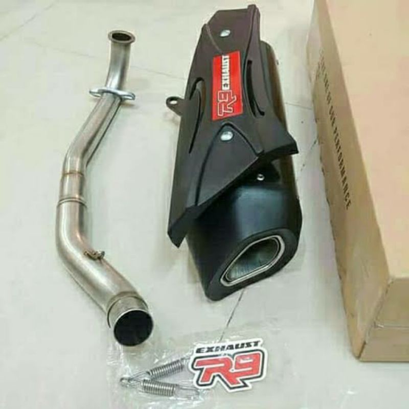 Jual knalpot r9 misano original vario 150 old, vario 150 new 2018 ...