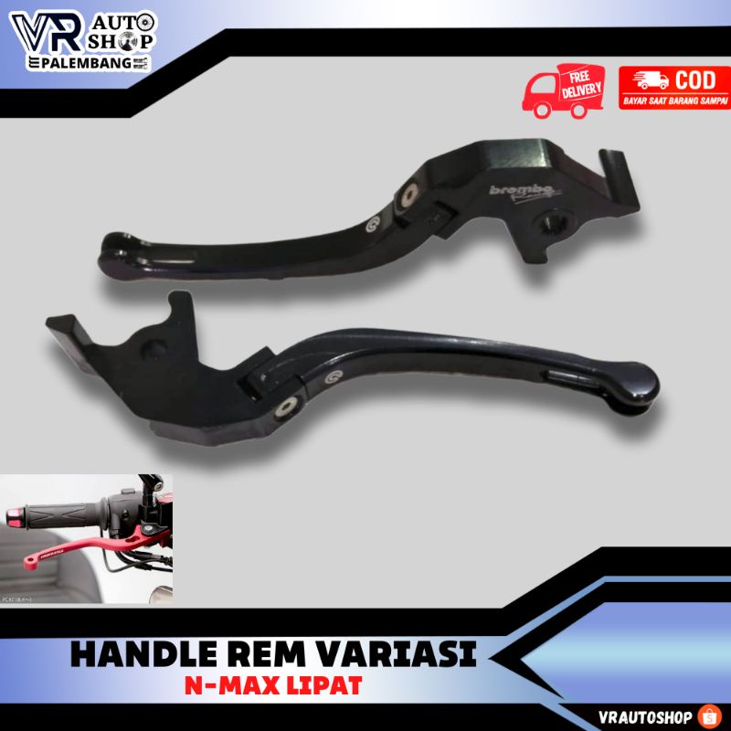 Jual Handle N-max lipat cnc Brembo | Handle rem variasi | Handle rem ...