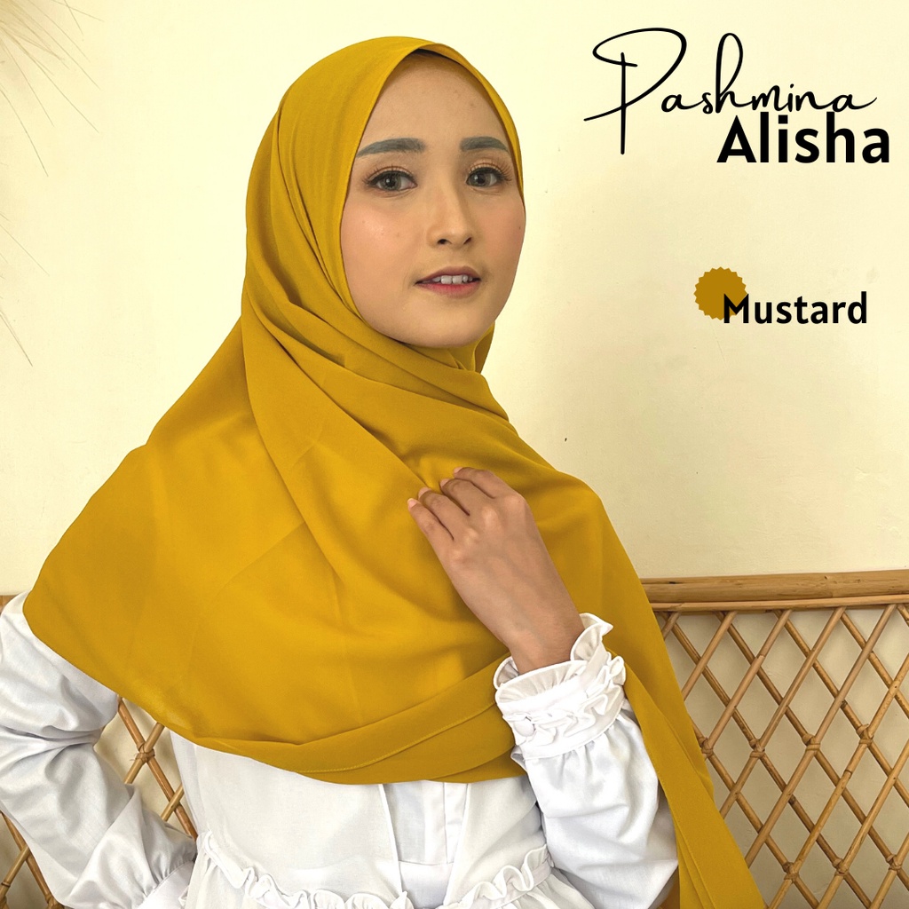 Jual Pashmina Ceruty Babydoll Hijab Segi Empat Panjang Ukuran 75 x 180 cm | Pashmina Alisha ...