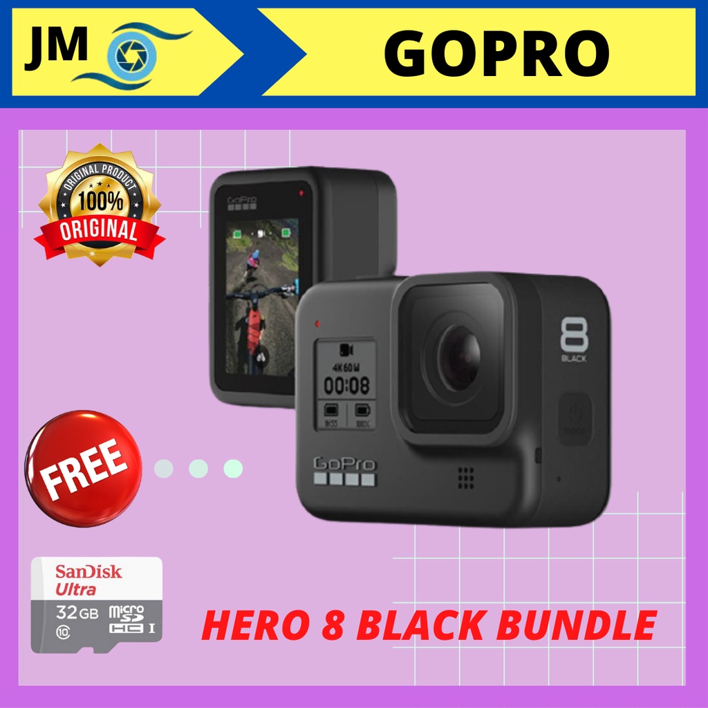 Jual GoPro Hero 8 Black bundle | Shopee Indonesia