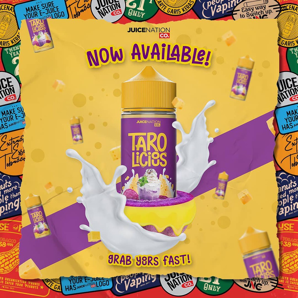 Jual Tarolicious By juicenation Taro cheese milk | Shopee Indonesia