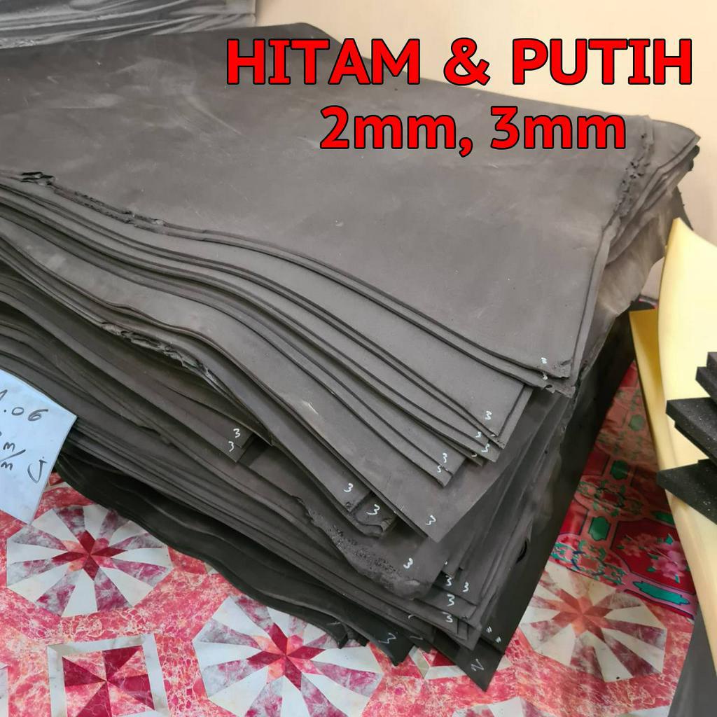 Jual Spon Ati Busa Ati Spon Eva Tebal Hitam Putih 2mm 3mm | Shopee ...