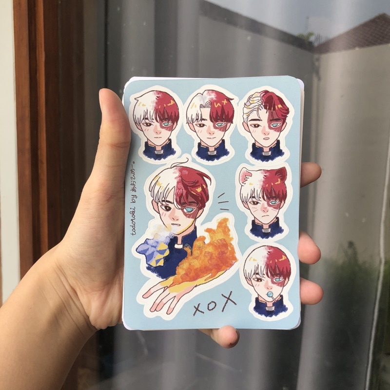 Jual Anime Sticker Sheet by Aohimeee | Haikyuu BNHA Jujutsu Kaisen ...