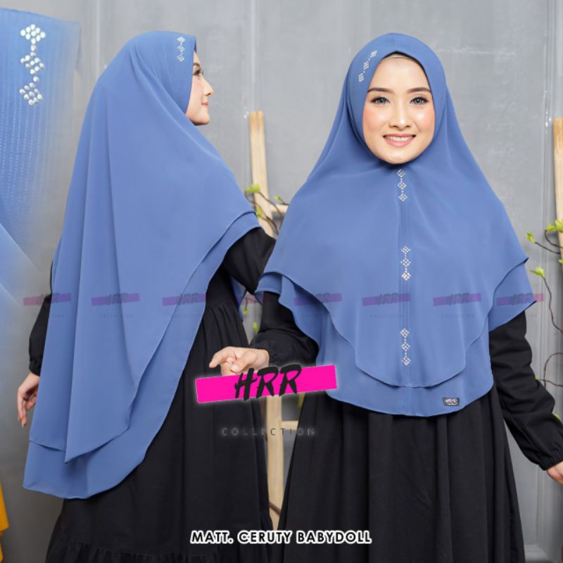 Jual KHIMAR SABRINA PAYET & PED / HIJAB SYAR' / JILBAB INSTAN ORI HRR COLLECTION | Shopee Indonesia