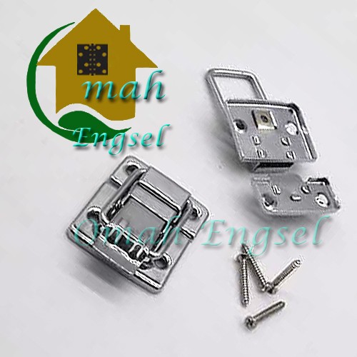 Jual Omah Engsel - Plus skrup Kunci box 30 mm A.004 Kuncian dus pengait ...