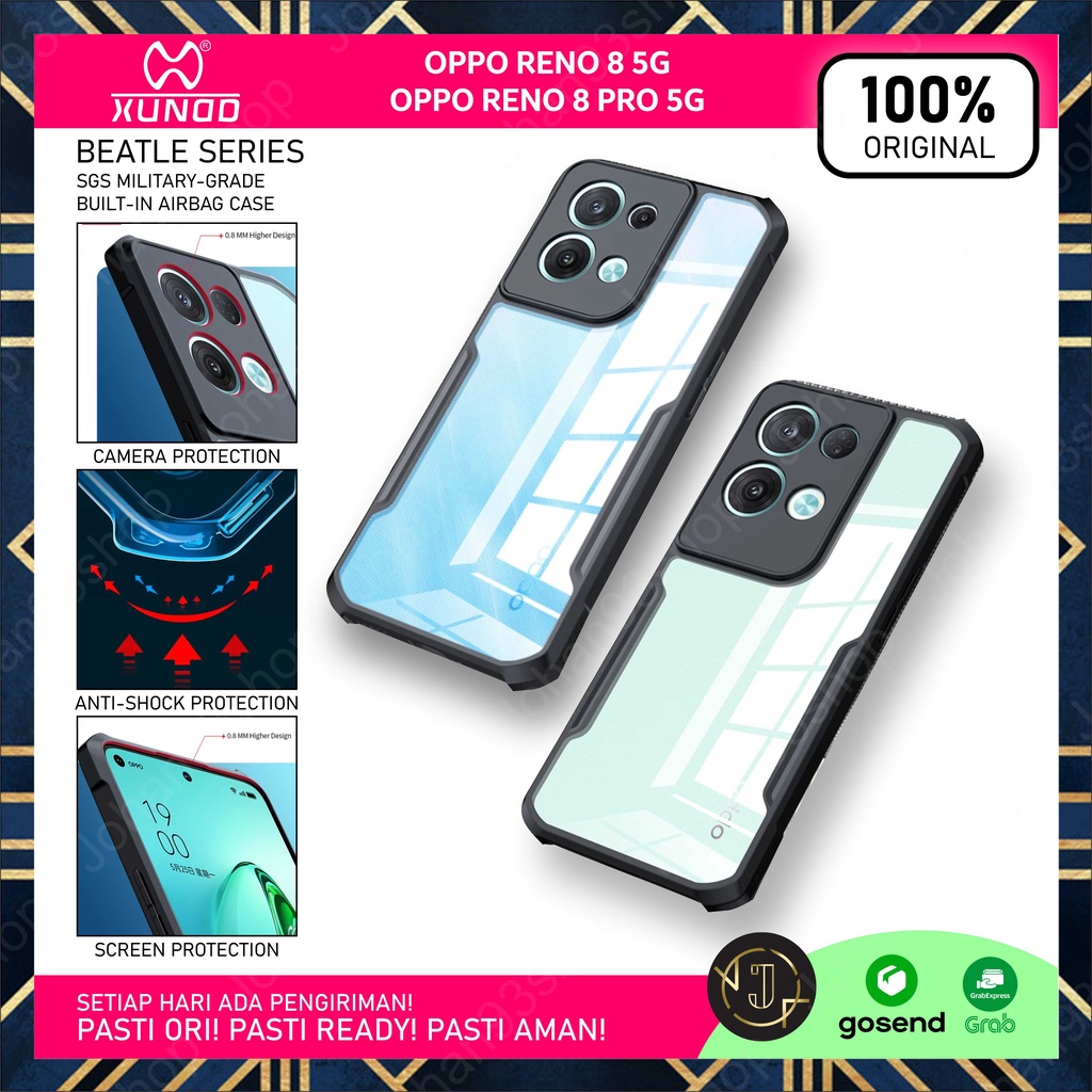 Jual Case OPPO Reno 8 / Pro 5G XUNDD Beatle Bumper Casing | Shopee ...