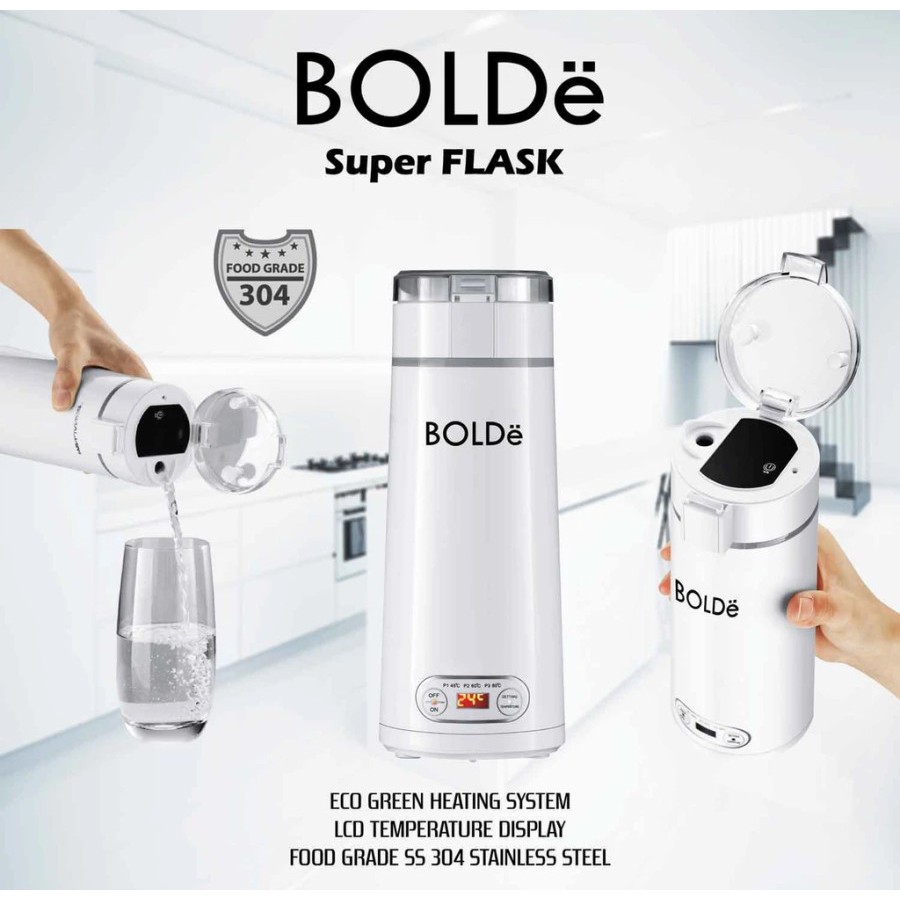 Jual BOLDe Super FLASK ELECTRIC Pemanas Air Portable Botol Minum 350ml ...