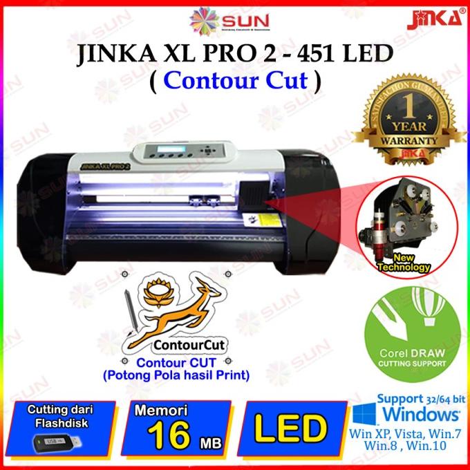 Jual Mesin Cutting Sticker Jinka 451 XL Pro 2 New LED | Shopee Indonesia