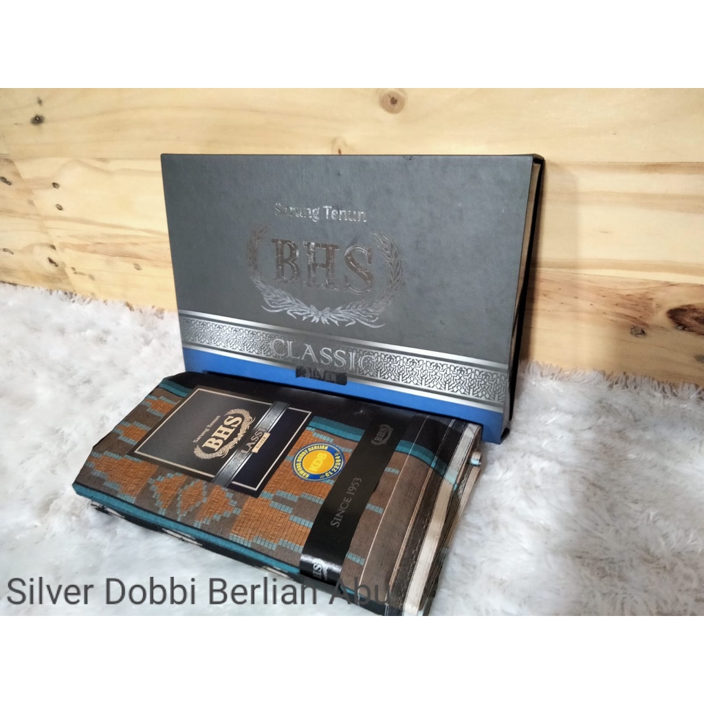 Jual Sarung BHS Classic Silver Dobby | Shopee Indonesia