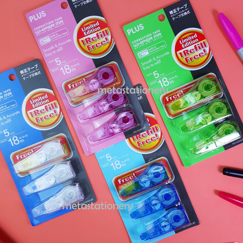 Jual Refill tipex Plus wh-635 isi 3 | Shopee Indonesia